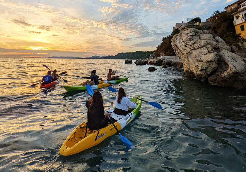Sunset Kayaking in Split | Adriatic Adventure